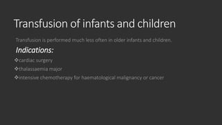 Neonatal transfusion | PPTX