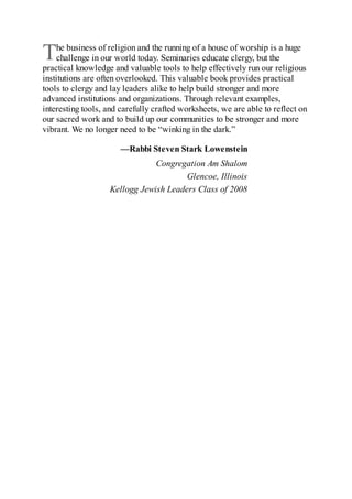 Building Strong Congregations Bruce Wrenn Philip Kotler Norman ...