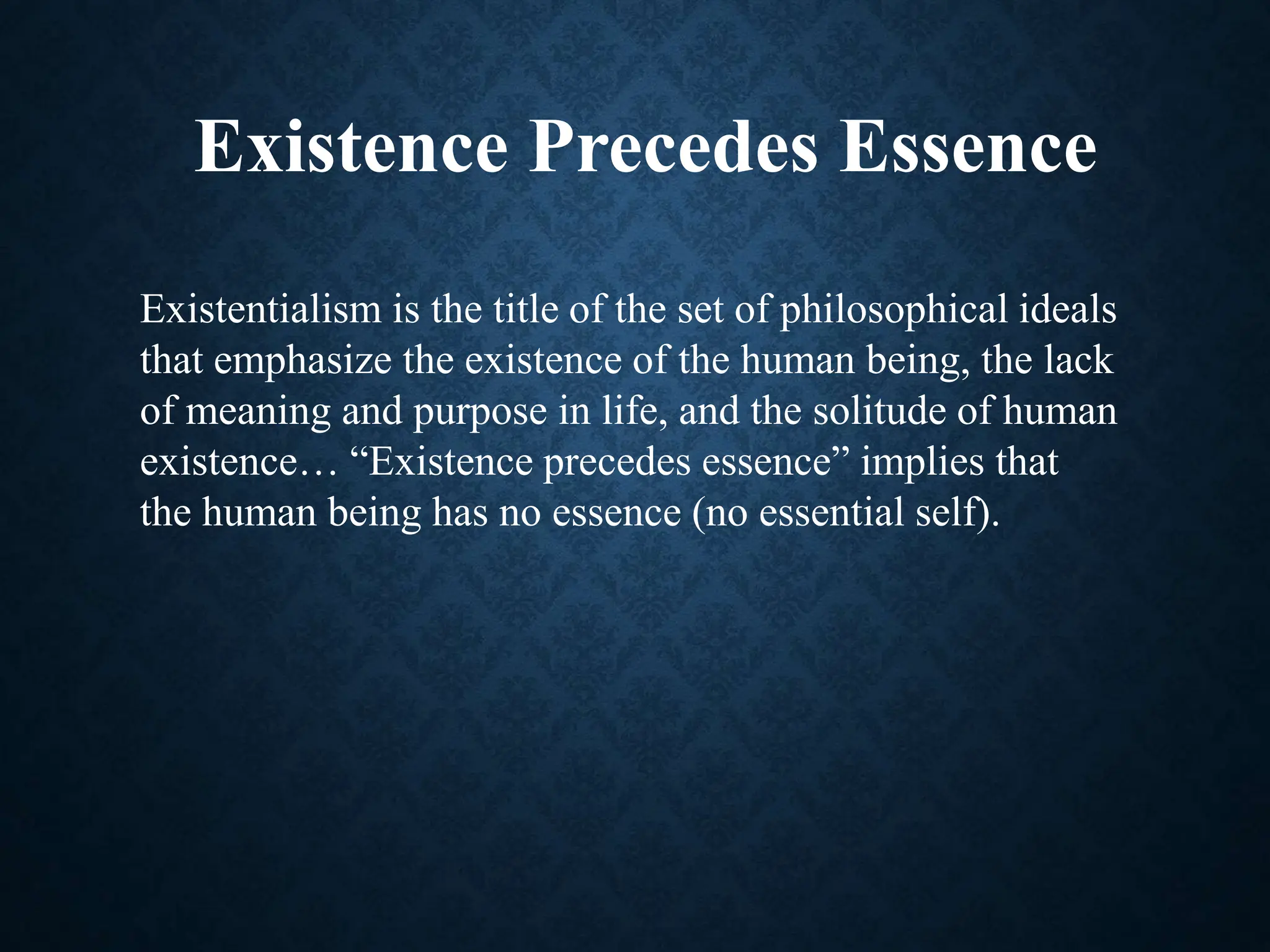Existentialism | PPT