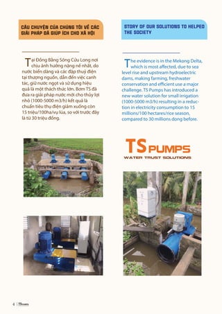 COMPANY PROFILE TS PUMPS_ TS PUMPS MANUFACTURING CO., LTD | PDF