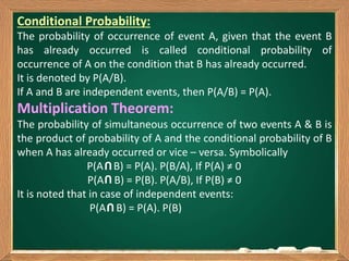 class 11th maths chapter probability cbse | PPT | Physics | Science