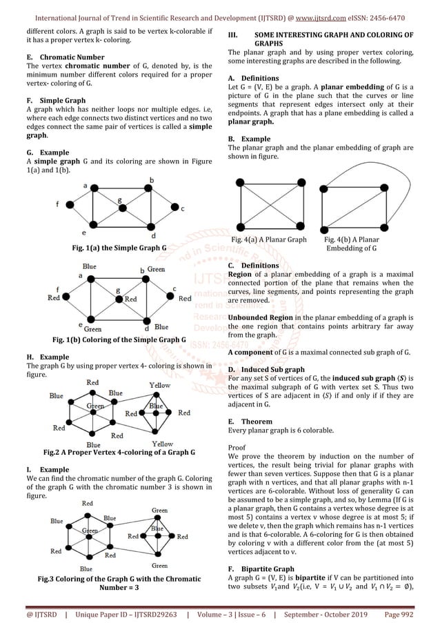 Application of Vertex Colorings with Some Interesting Graphs | PDF