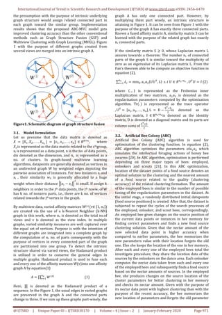 Artificial Bee Colony Based Multiview Clustering ABC MVC for Graph Structure Fusion in Benchmark ...