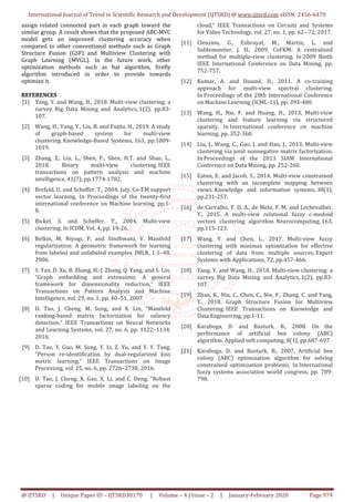 Artificial Bee Colony Based Multiview Clustering ABC MVC for Graph ...