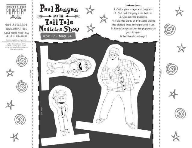 Paul Bunyan Coloring Pages Activities