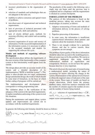 Development and Problems in the Field of Medical Information Reporting | PDF