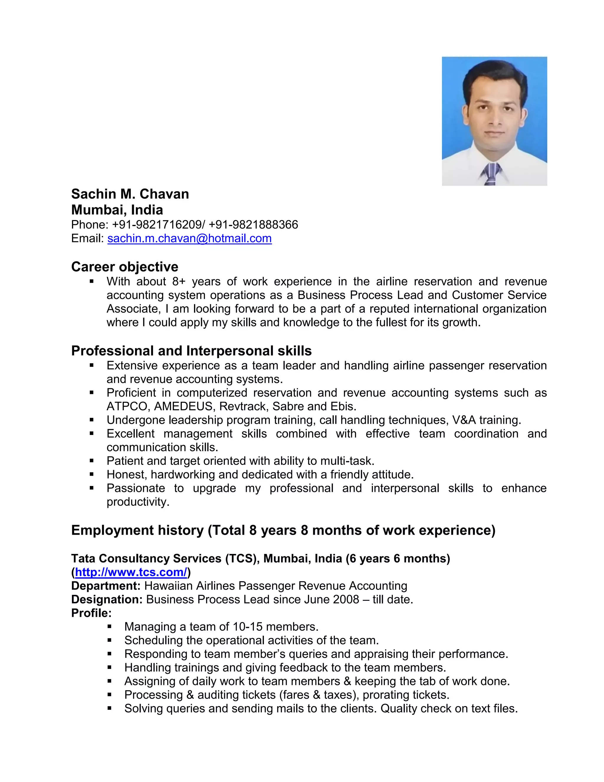 CV_SachinChavan | PDF