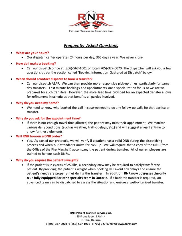 Frequently Asked Questions | PDF