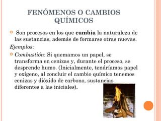 Fenómenos fisicos y químicos | PDF