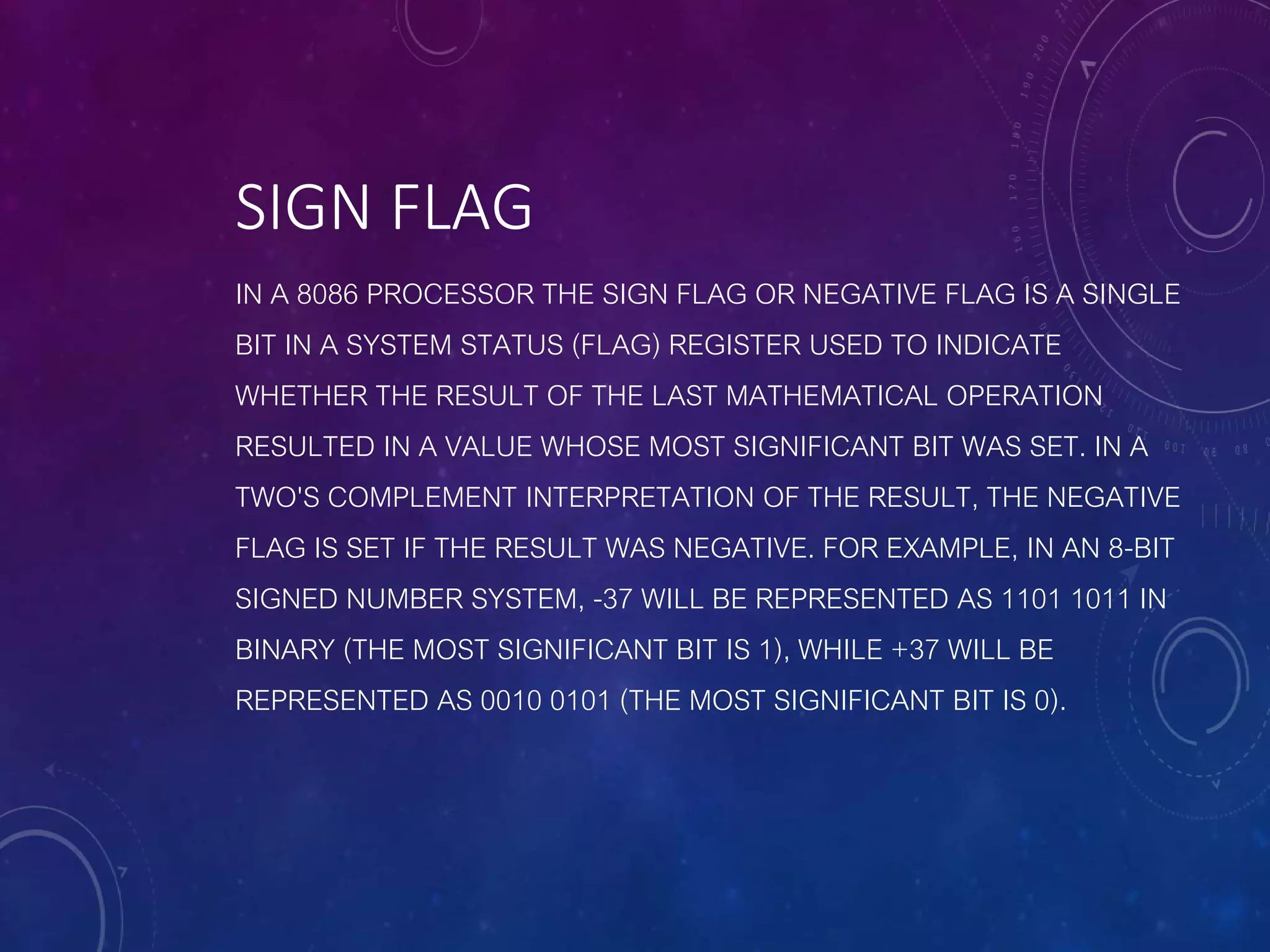 flag register of 8086 | PPTX