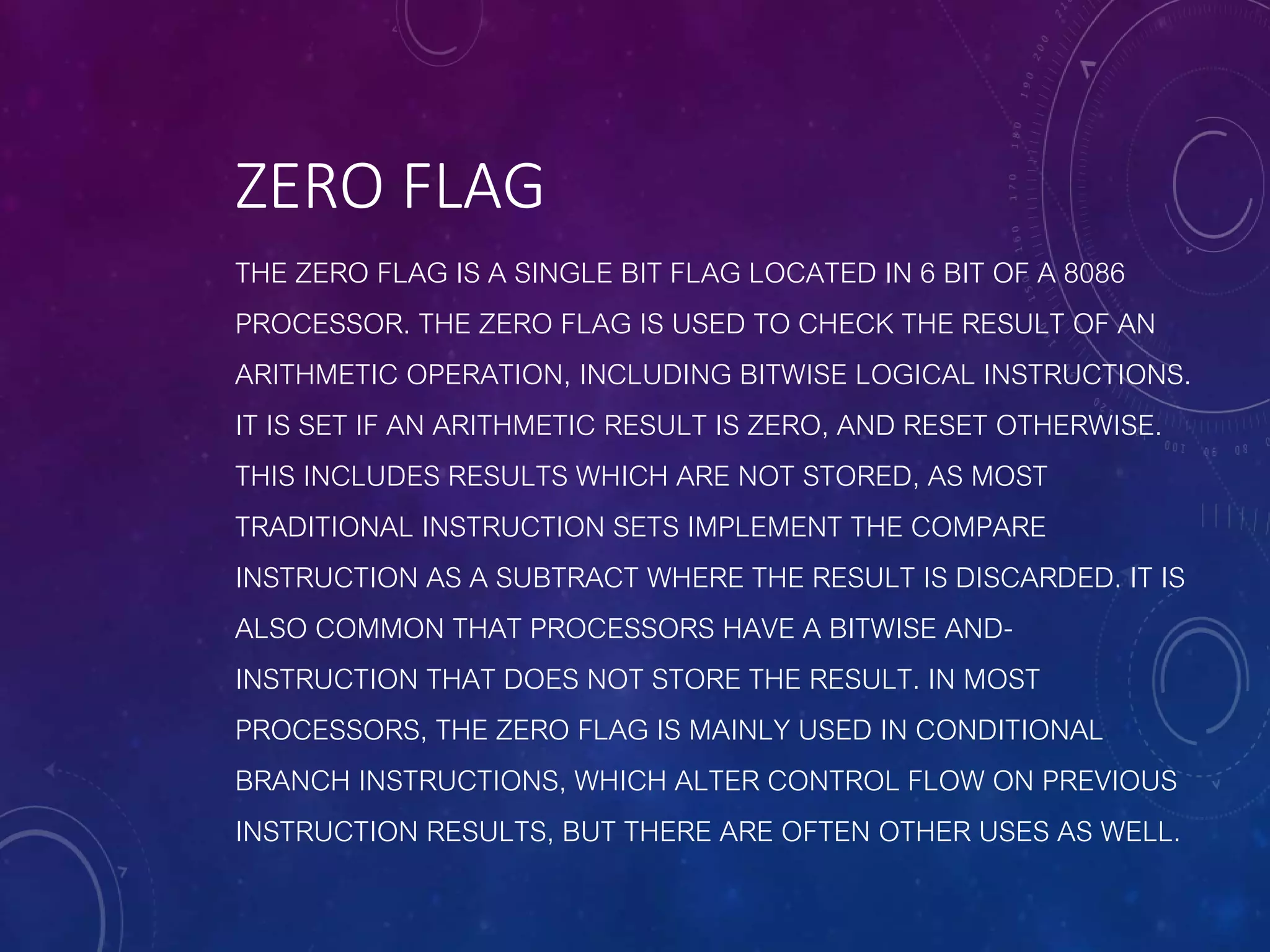 flag register of 8086 | PPTX