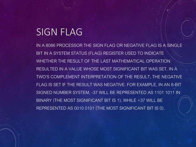 flag register of 8086 | PPTX | Operating Systems | Computer Software ...