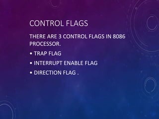 flag register of 8086 | PPTX