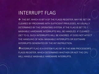 flag register of 8086 | PPTX