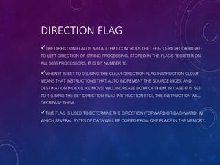 flag register of 8086 | PPTX