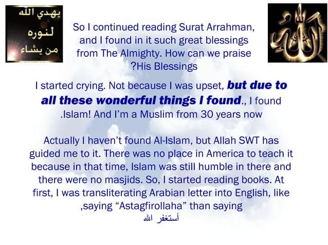 Mahdi Bray .. Imam of American Muslims | PPT