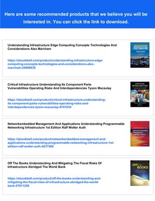 Understanding Infrastructure Edge Computing 1st Alex Marcham Marcham | PDF
