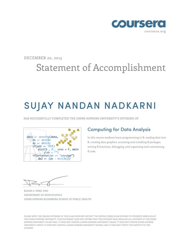 Coursera compdata 2016 | PDF