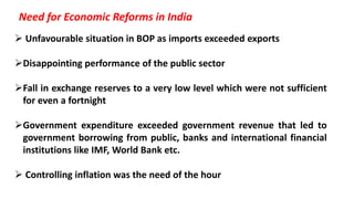1673416777_Economic Reforms in India since 1991.pptx