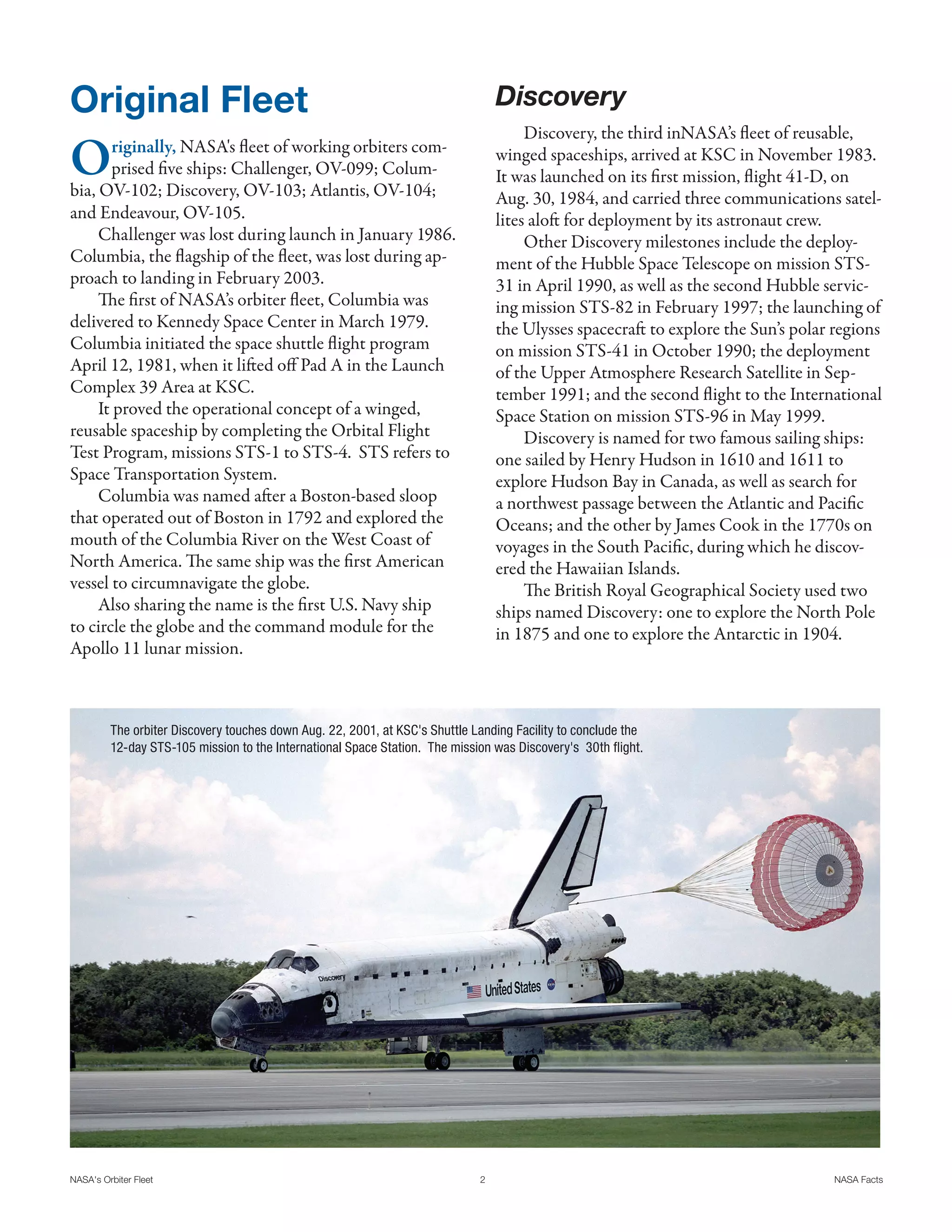 Space Shuttle Fleet | PDF