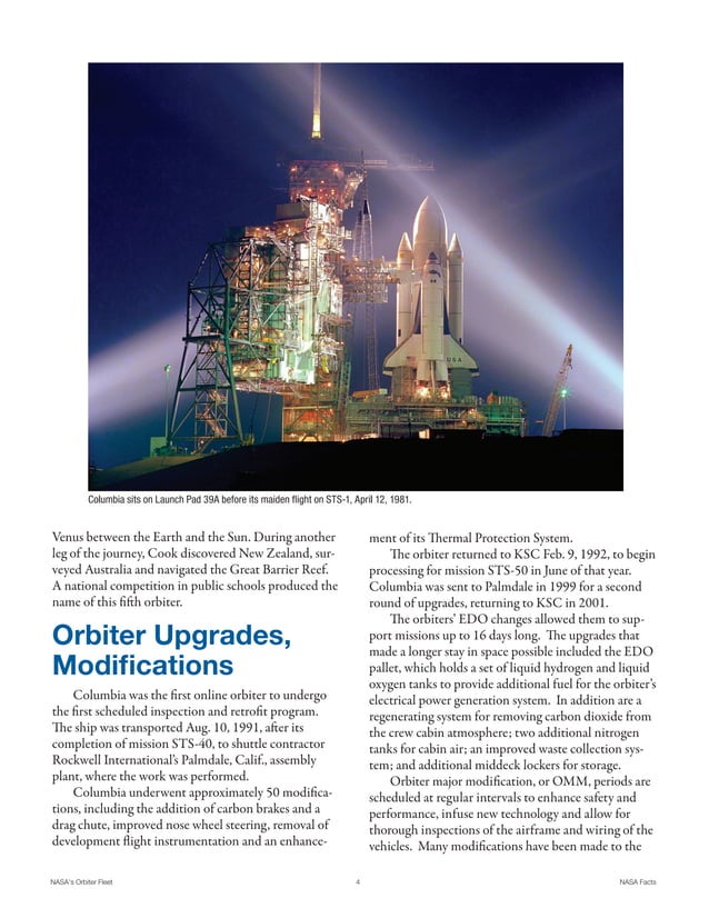 Space Shuttle Fleet | PDF