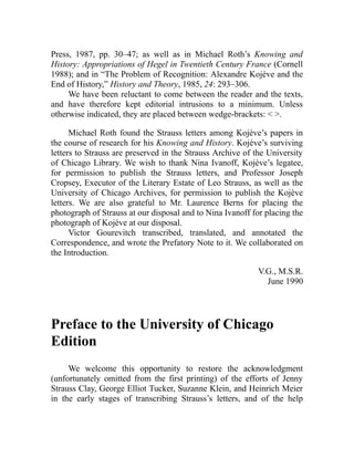 On tyranny including the Strauss Kojève correspondence Leo Strauss | PDF