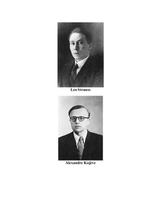 On tyranny including the Strauss Kojève correspondence Leo Strauss | PDF