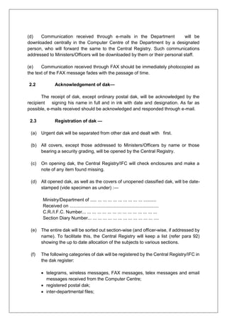 Office Procedure | PDF