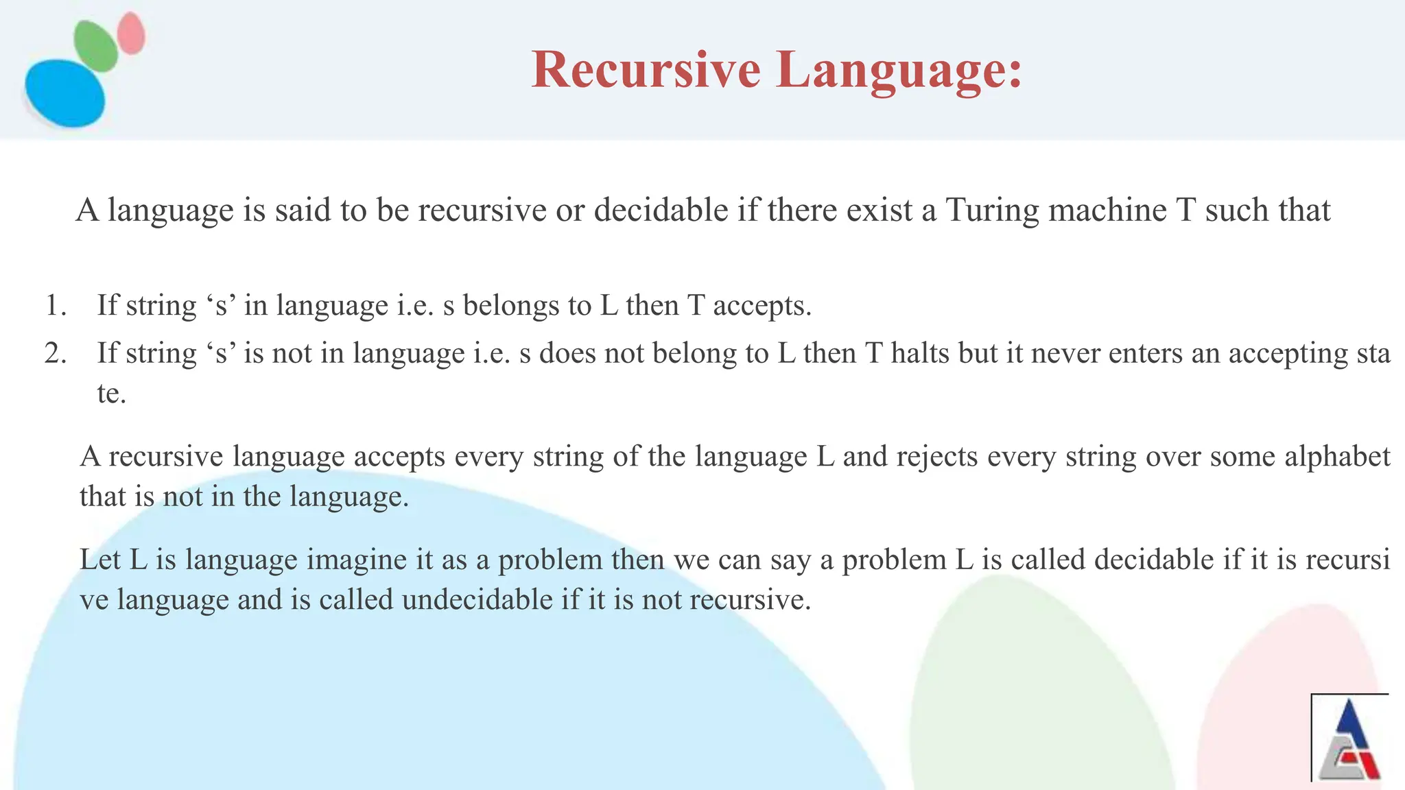 Theory Of Computation Toc Computer Science Pptx Programming Languages Computing