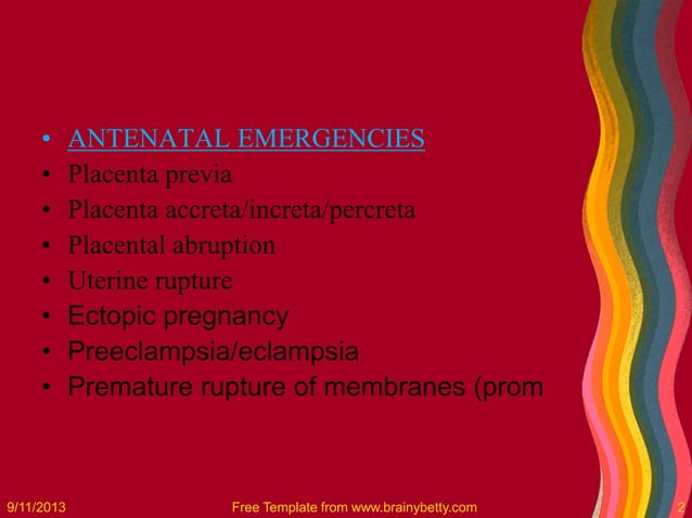 Obstetrical-Emergencies.Obs&gyne.emergency | PPT