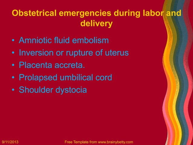 Obstetrical-Emergencies.Obs&gyne.emergency | PPT