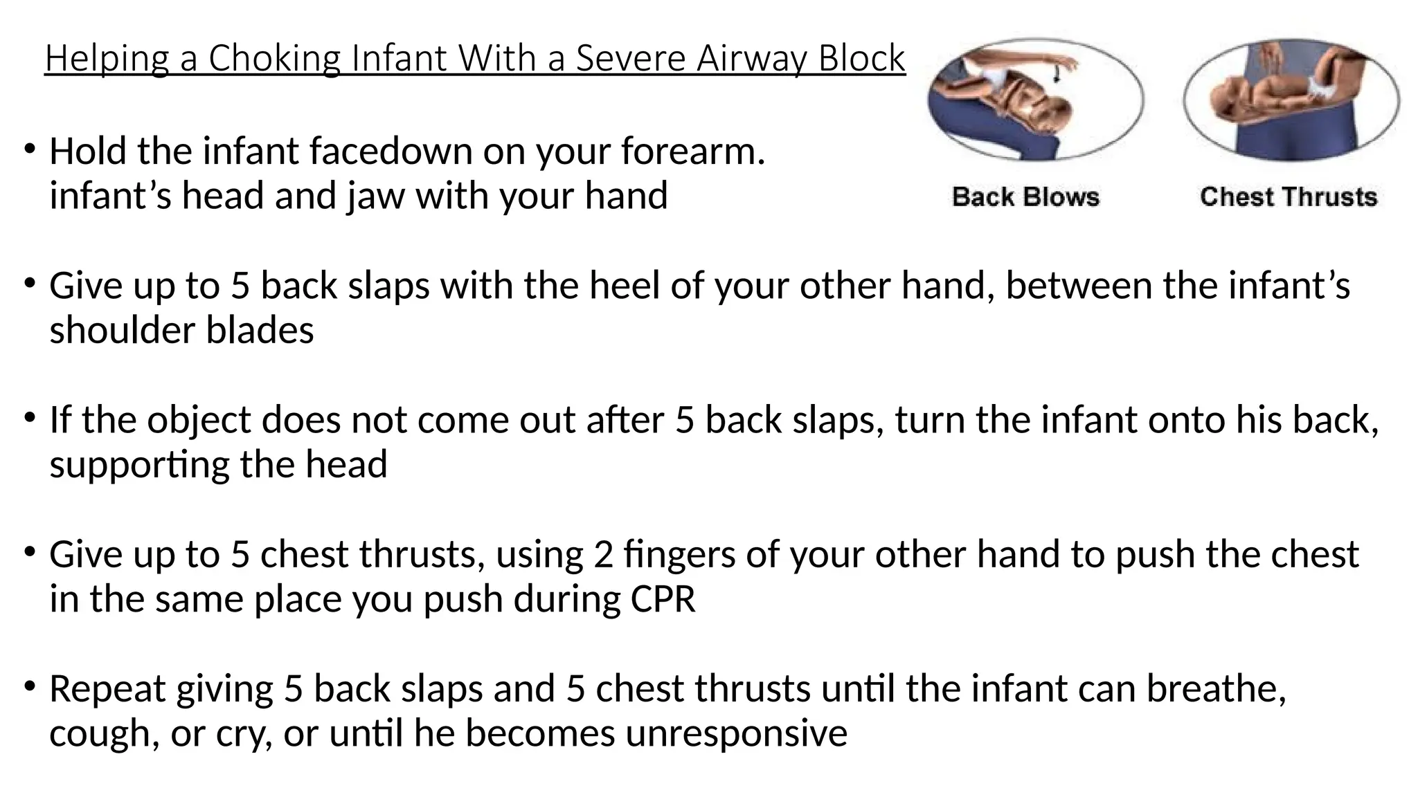 Choking management in adult and children | PPT