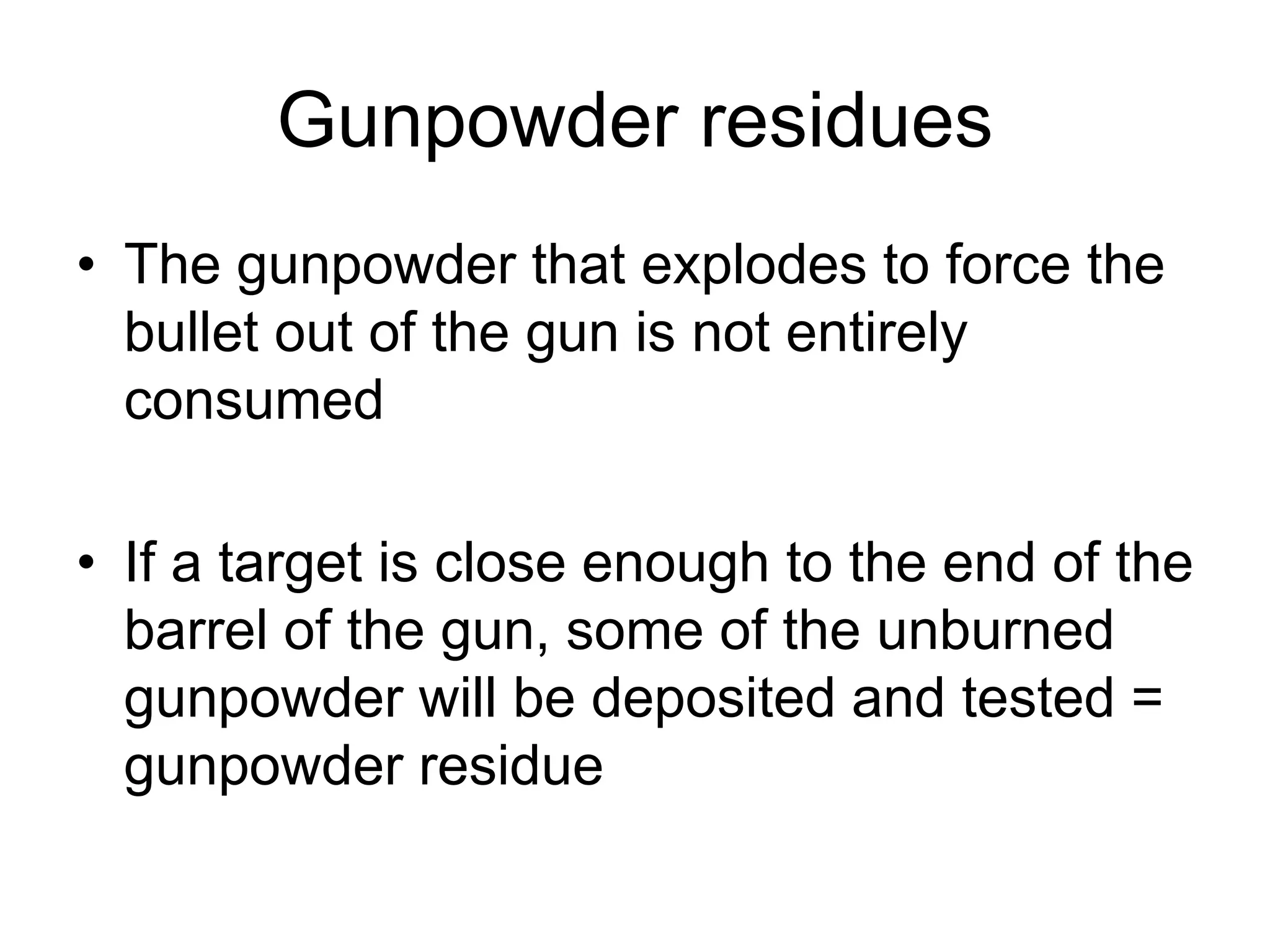 Forensic ballistics_identification and interpretation | PPT