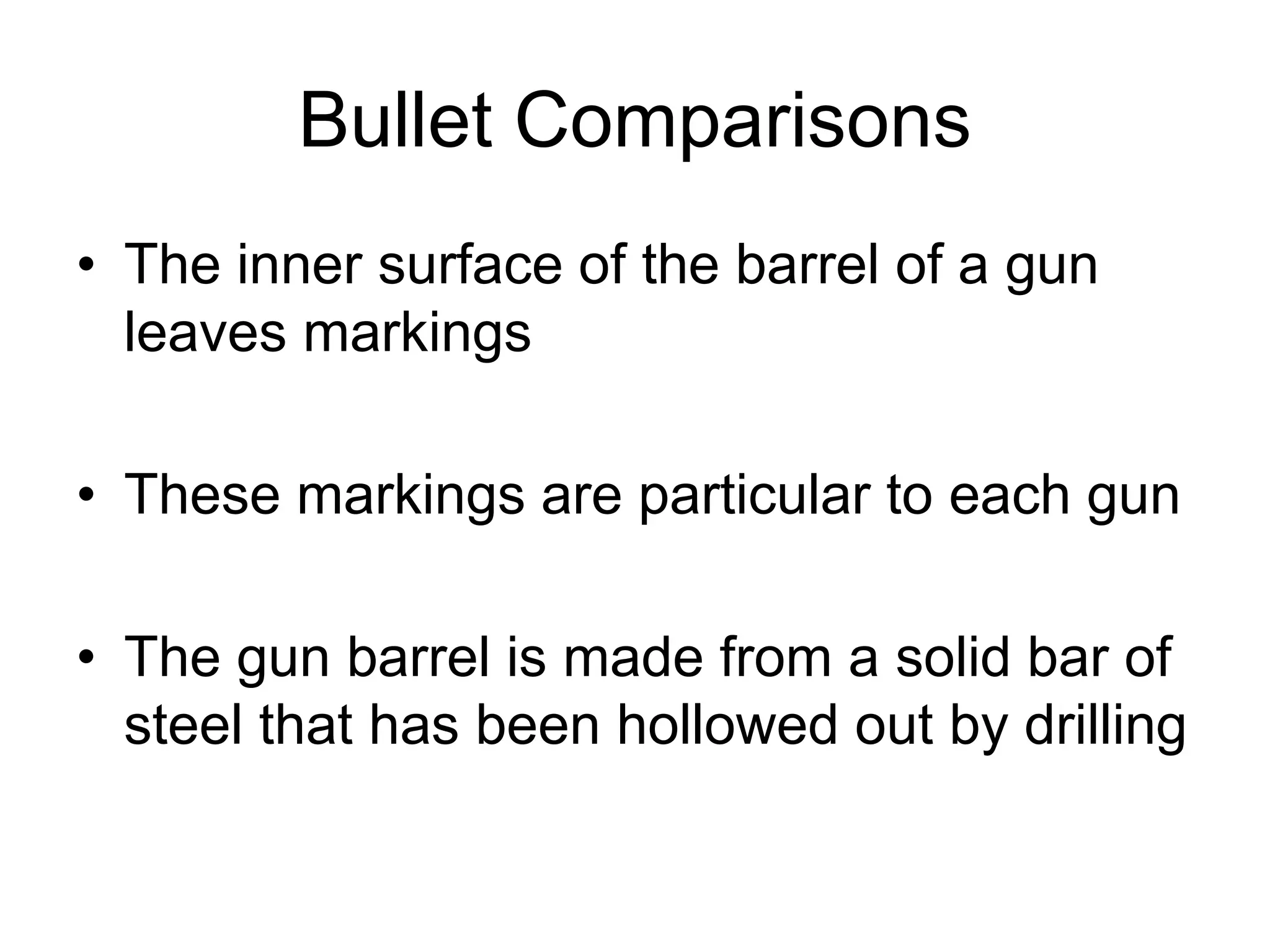 Forensic ballistics_identification and interpretation | PPT