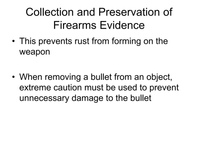 Forensic ballistics_identification and interpretation | PPT