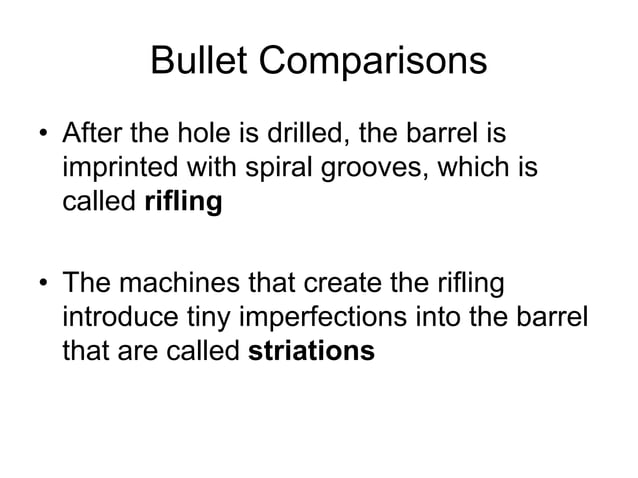 Forensic ballistics_identification and interpretation | PPT