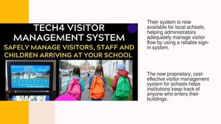 This Visitor Management System Keeps Track Of Pupils, Staff and Parents ...