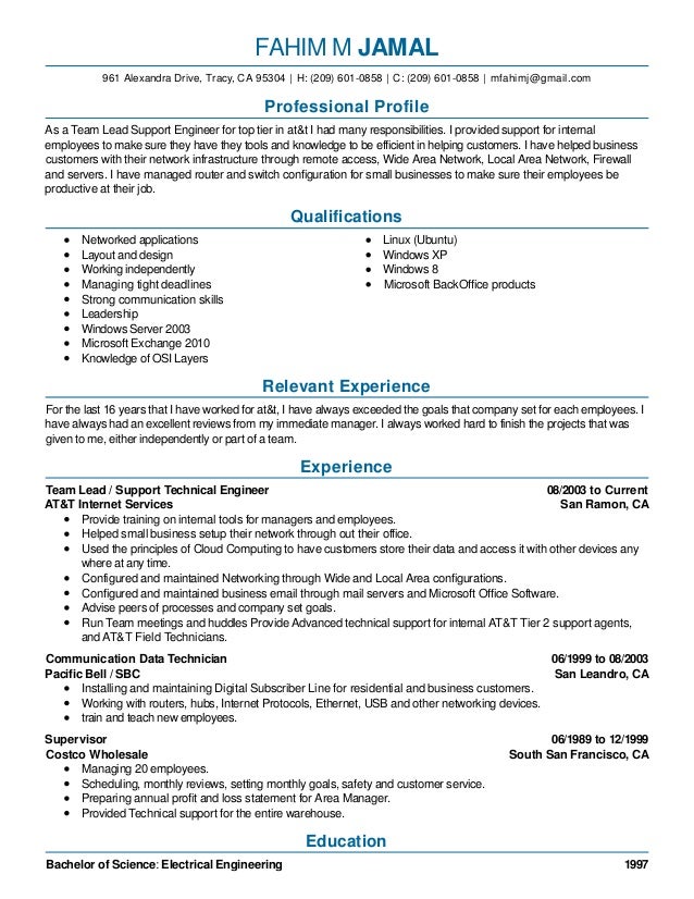 Fahim M Jamal Resume 1