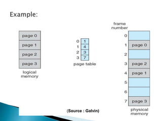 Paging & segmentation; advantages and disadvantage | PPTX