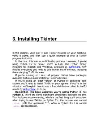 Modern Tkinter For Busy Python Developers Mark Roseman | PDF