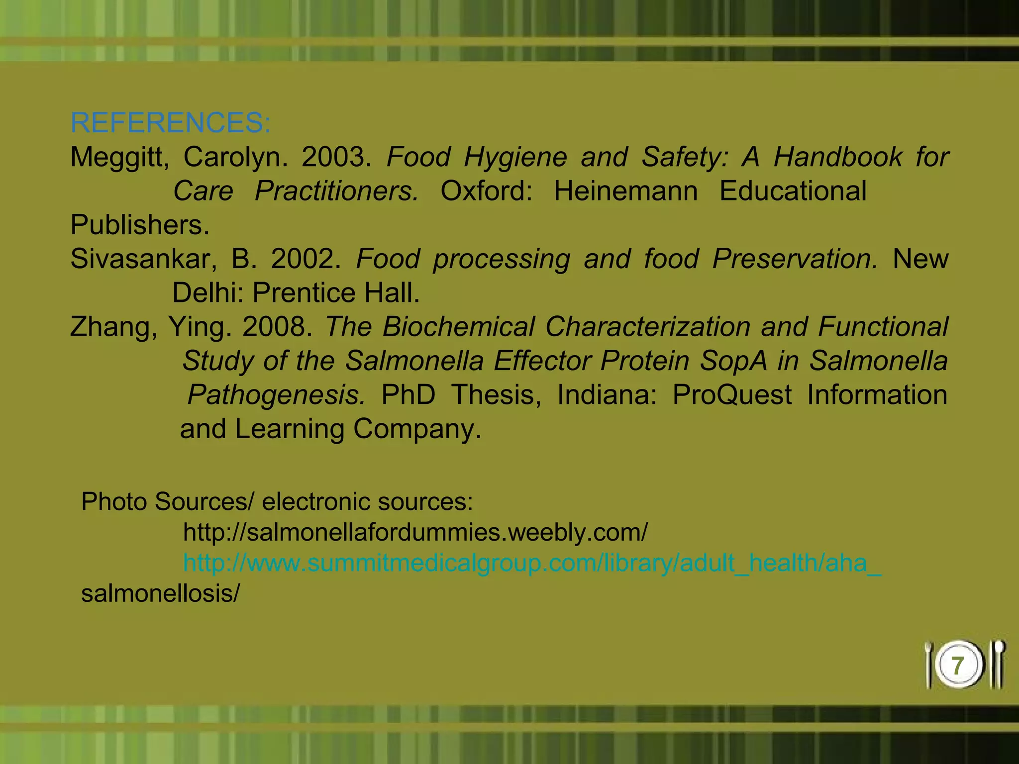 Salmonellosis | PPT