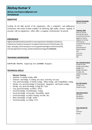 Akshay resume | DOCX