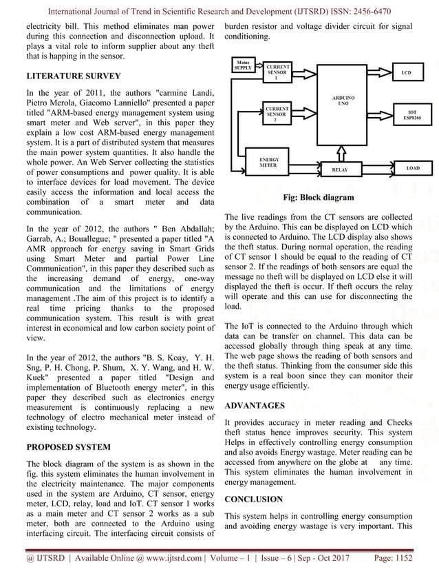 IoT Based Smart Energy Meter