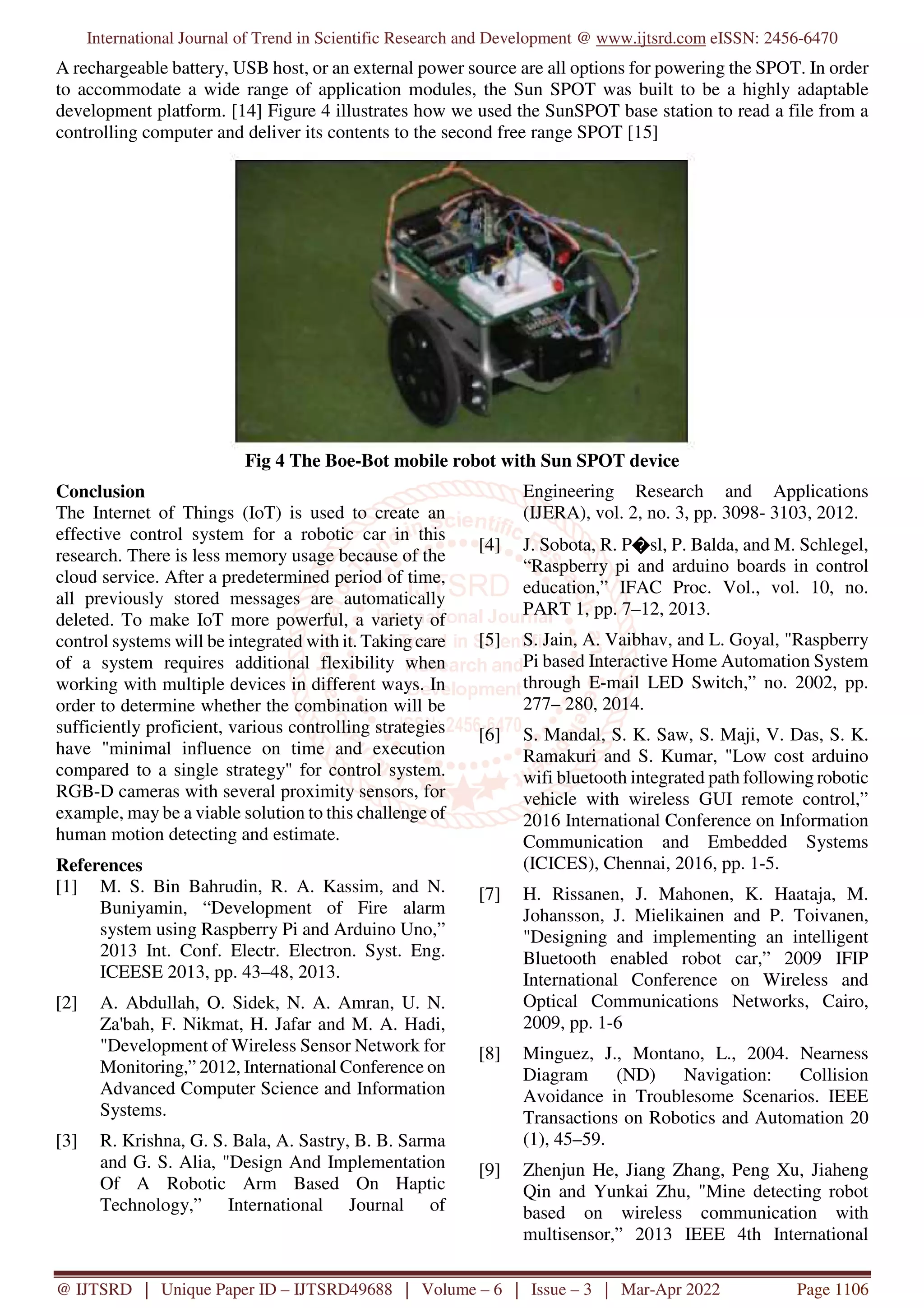 Sensor Based Motion Control of Mobile Car Robot | PDF