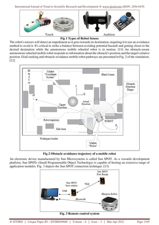 Sensor Based Motion Control of Mobile Car Robot | PDF