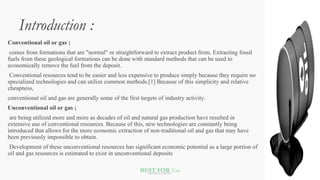 Conventional and un conventional Reservoir | PDF