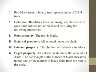 Red-black trees | PPT