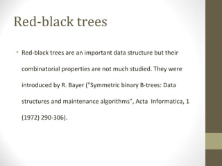 Red-black trees | PPT
