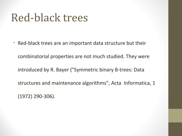 Red-black trees | PPT