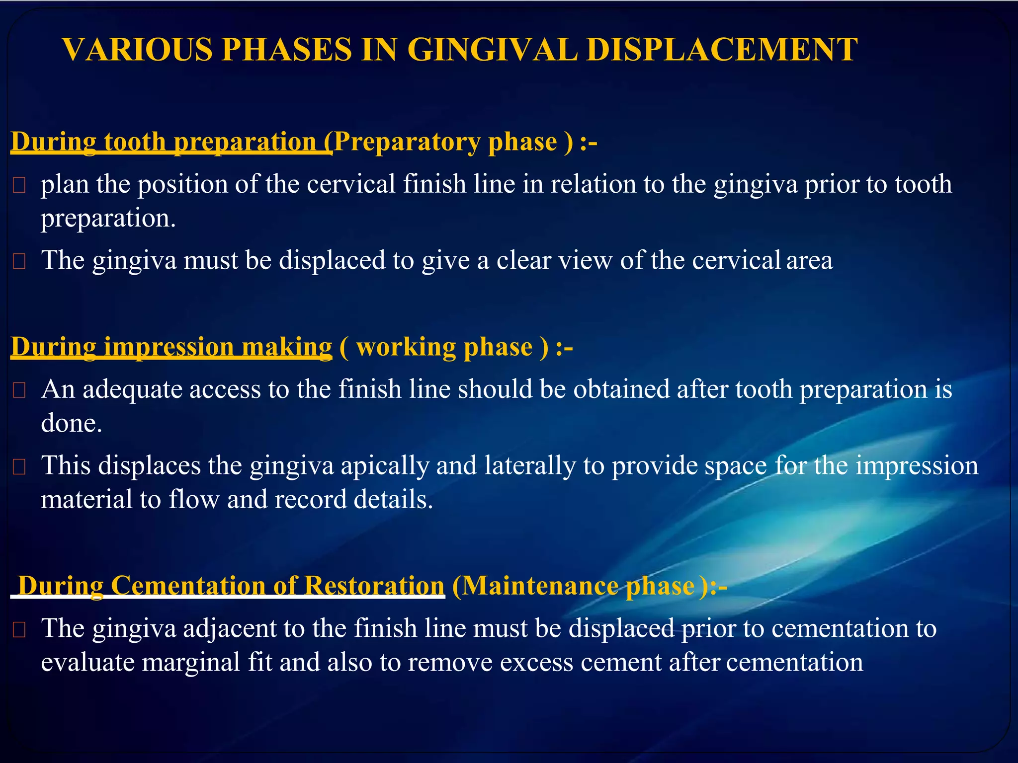 gingival tissue management | PPTX
